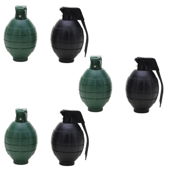 Pack of 6 Kids Army Toy Hand Grenades - With Flashing Light & sound ...