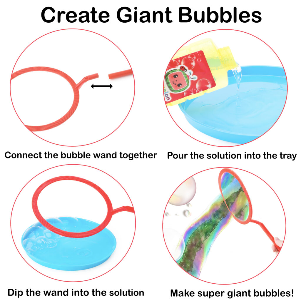 Toyland® Cocomelon Giant Bubble Making Kit - Create Huge Bubbles ...