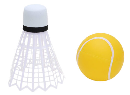 65cm Jumbo Tennis & Badminton Set - 2 Giant Rackets With Giant ...
