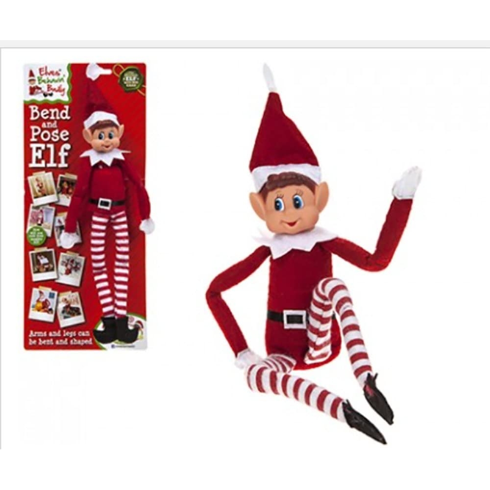 Elves Behavin Badly 12" Bendable Poseable Elf With Vinyl Head ...