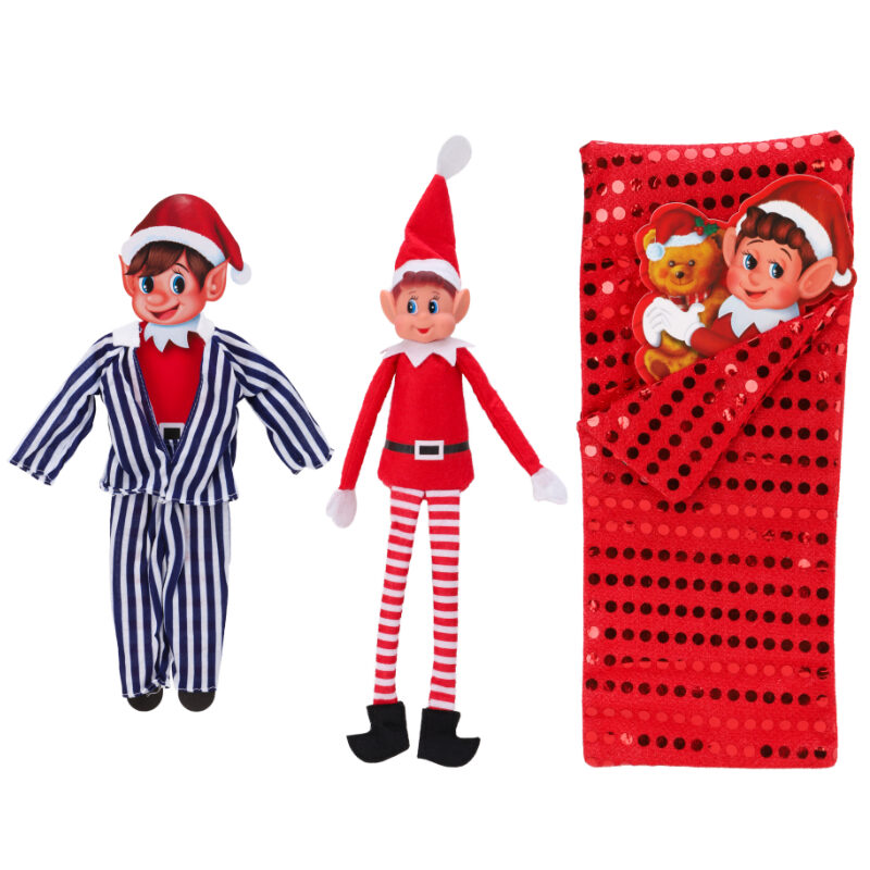 Elves Behaving Badly Pack Of 2 16" Deluxe Bend & Pose Arthur & Martha ...