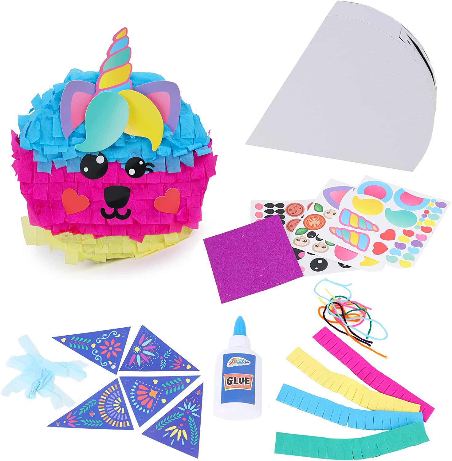 Toyland® DIY Pinata Set - Make 2 of Your Own Pinatas Crafting Kit ...