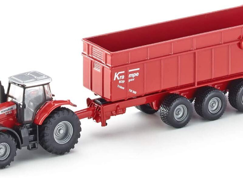 siku 1844 Massey Ferguson Tractor with Trailer - Toyland