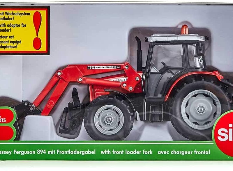 siku 3653 Massey Ferguson with Front Loader Fork - Toyland