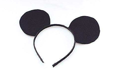 Pack Of 6 Black Mouse Ears Soft Headband – Toyland