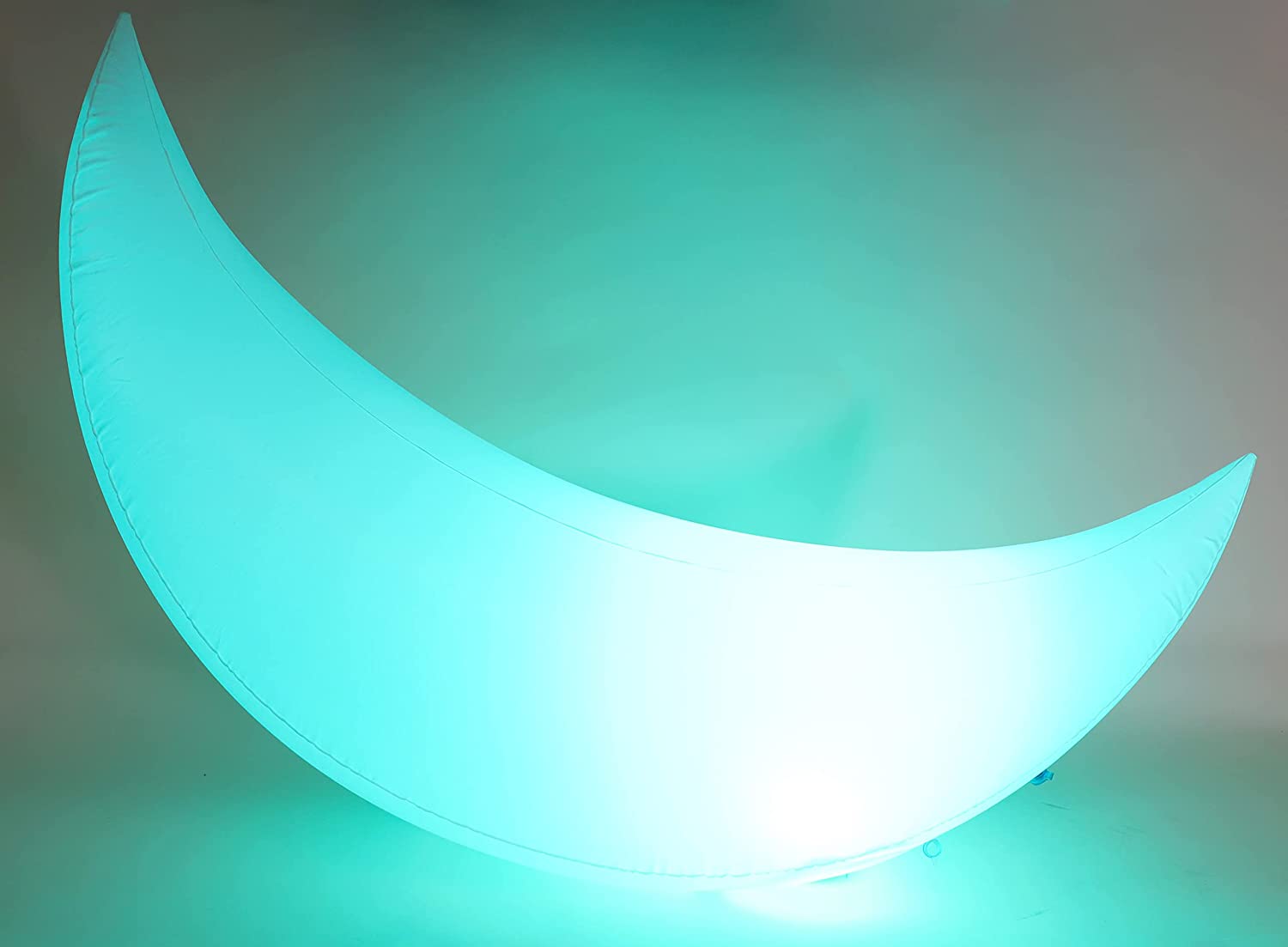Giant Inflatable Floating Multi Colour LED Moon Shape Light Decoration ...