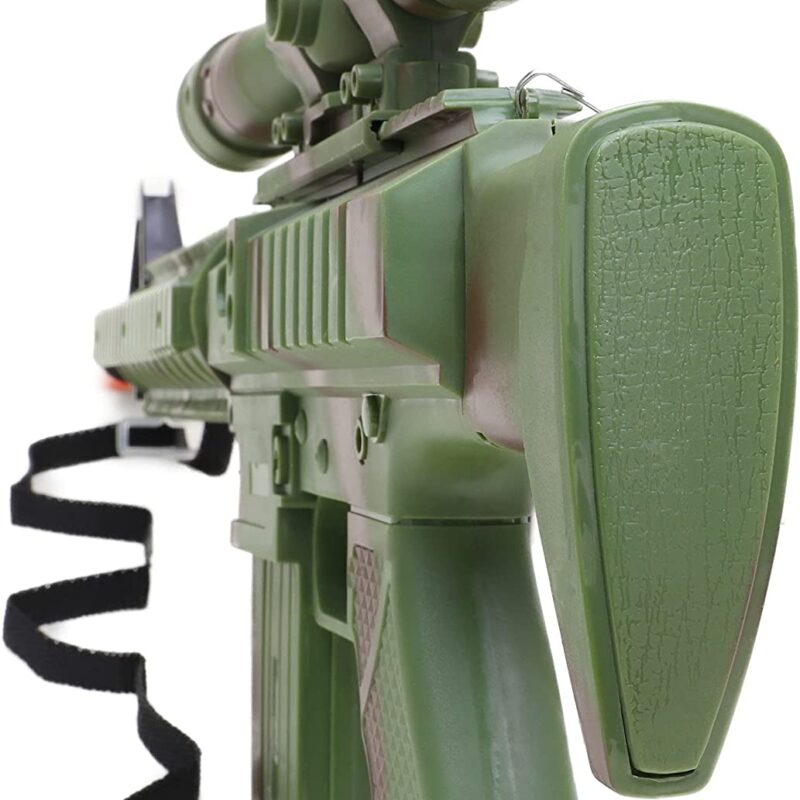 Toyland® Combat Style Toy Machine Rifle With Light & Sound - Role Play ...