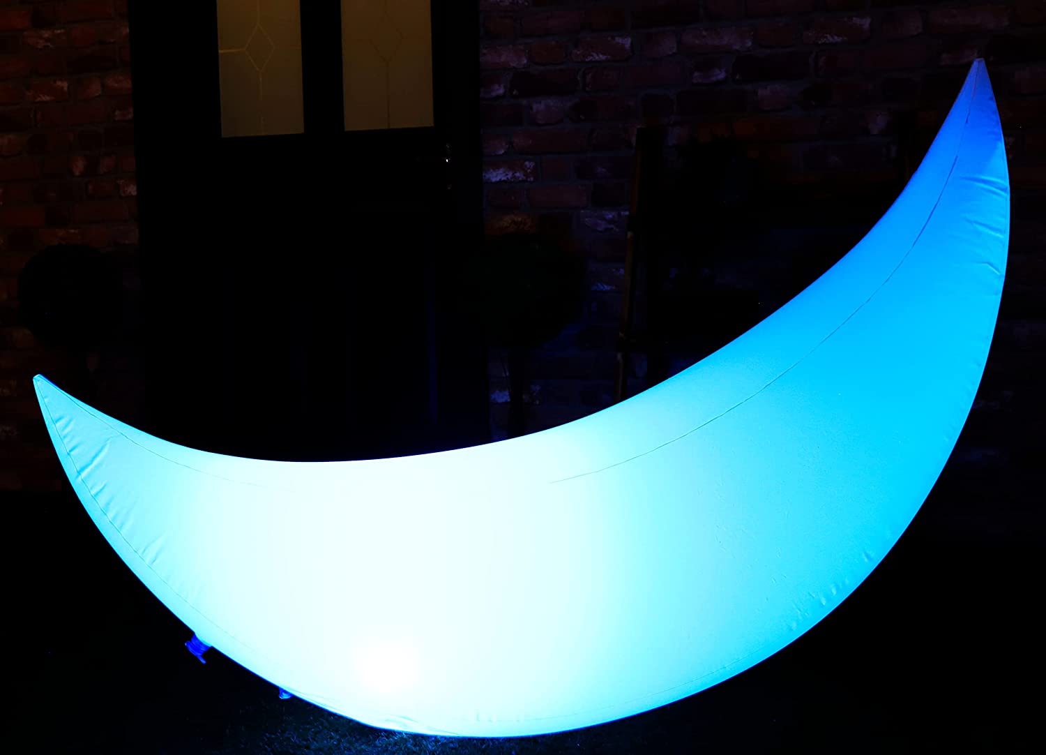 Giant Inflatable Floating Multi Colour LED Moon Shape Light Decoration ...