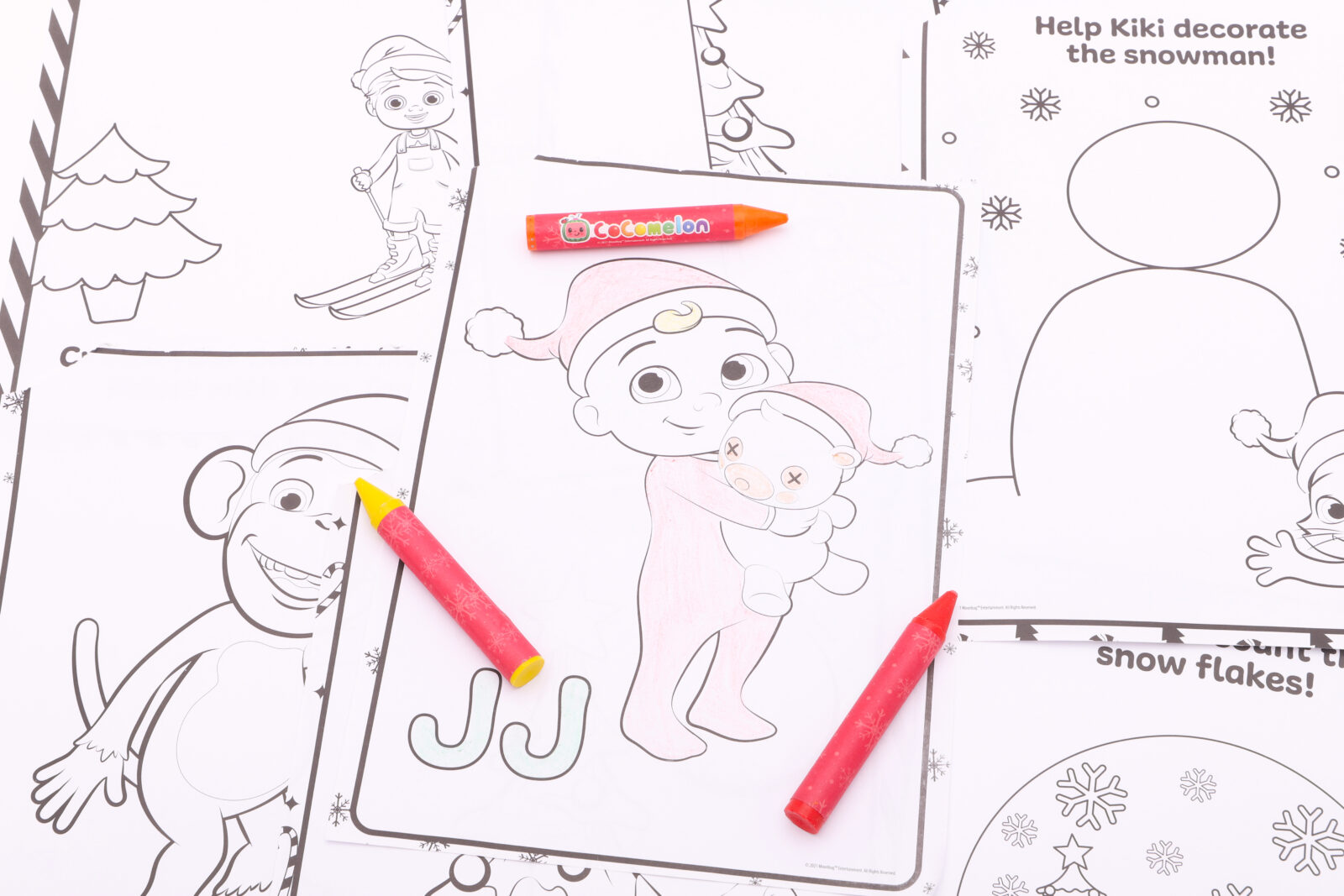 Toyland® Cocomelon Christmas Activity Set With Activity Sheets ...