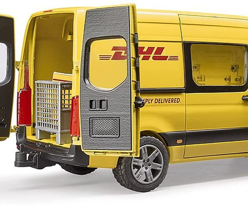 Bruder-2671 MB Sprinter DHL Van with Driver - Toyland