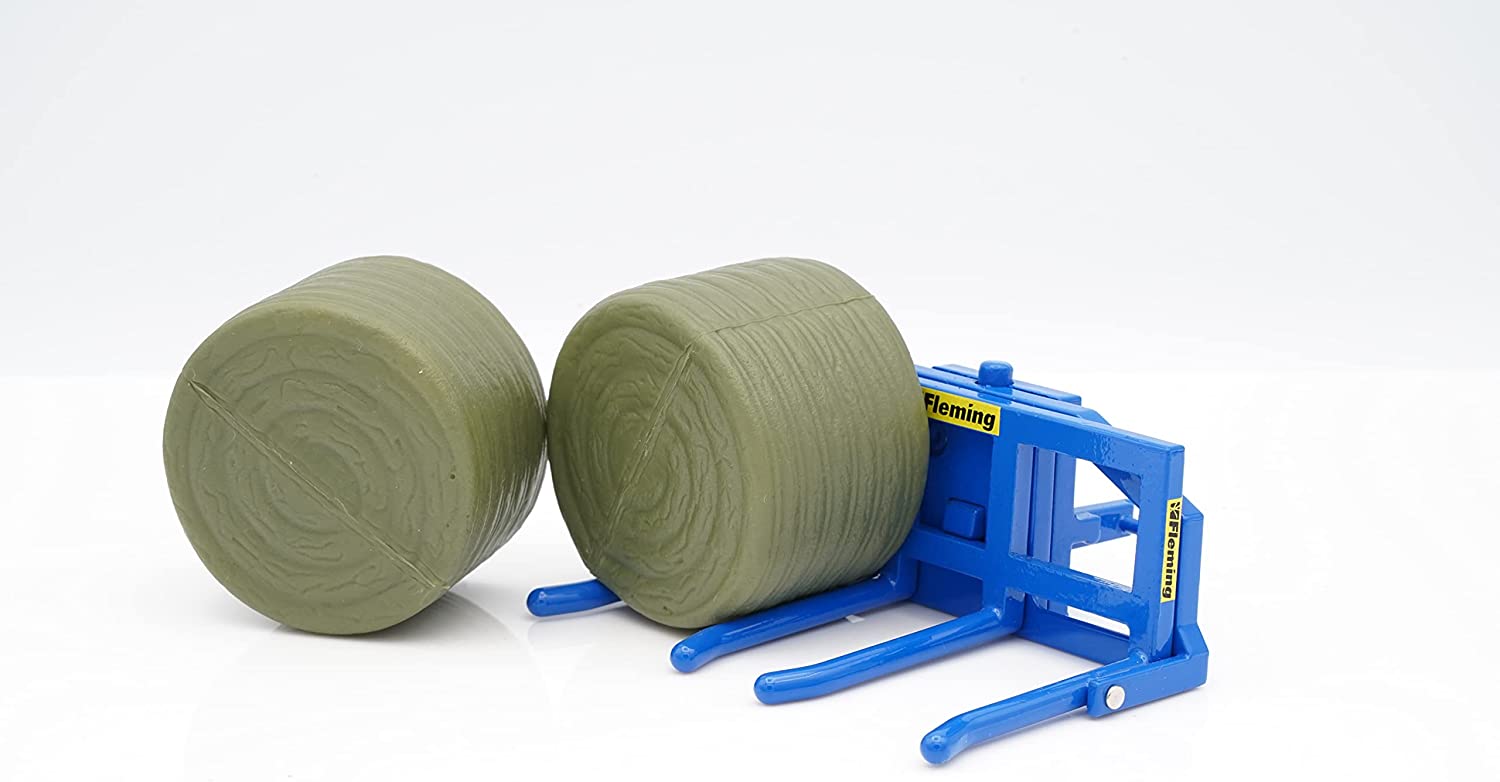 Britains 43265 1:32 Fleming Bale Lifter, Tractor Toy - Toyland