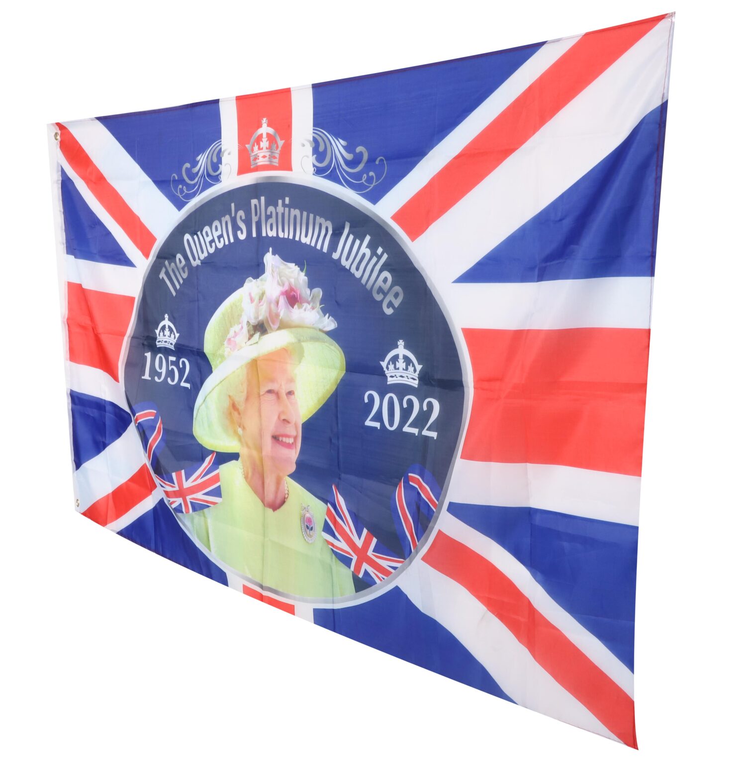 5ft X 3ft (150cm X 91cm) Queens Platinum Jubilee Union Jack Flag ...