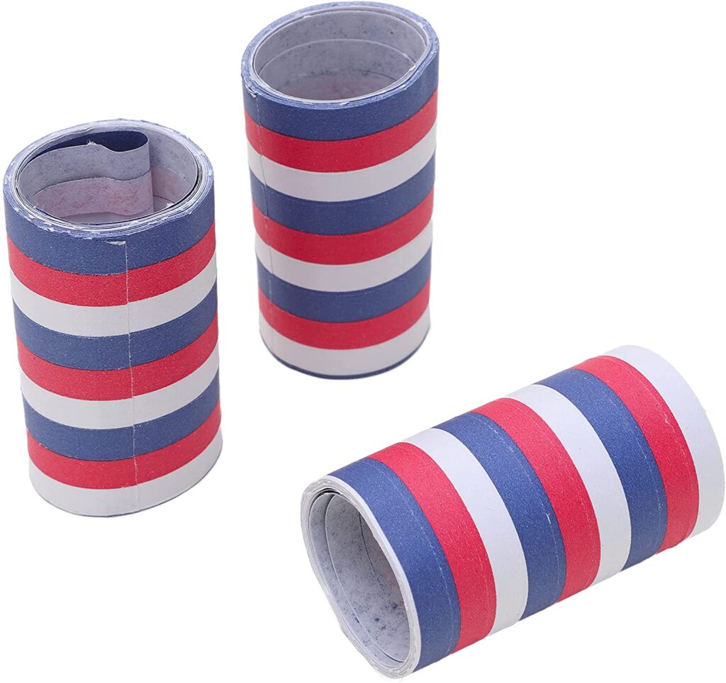 Pack of 3 - 2.7m Union Jack Style Paper Party Streamers - His Majesty ...