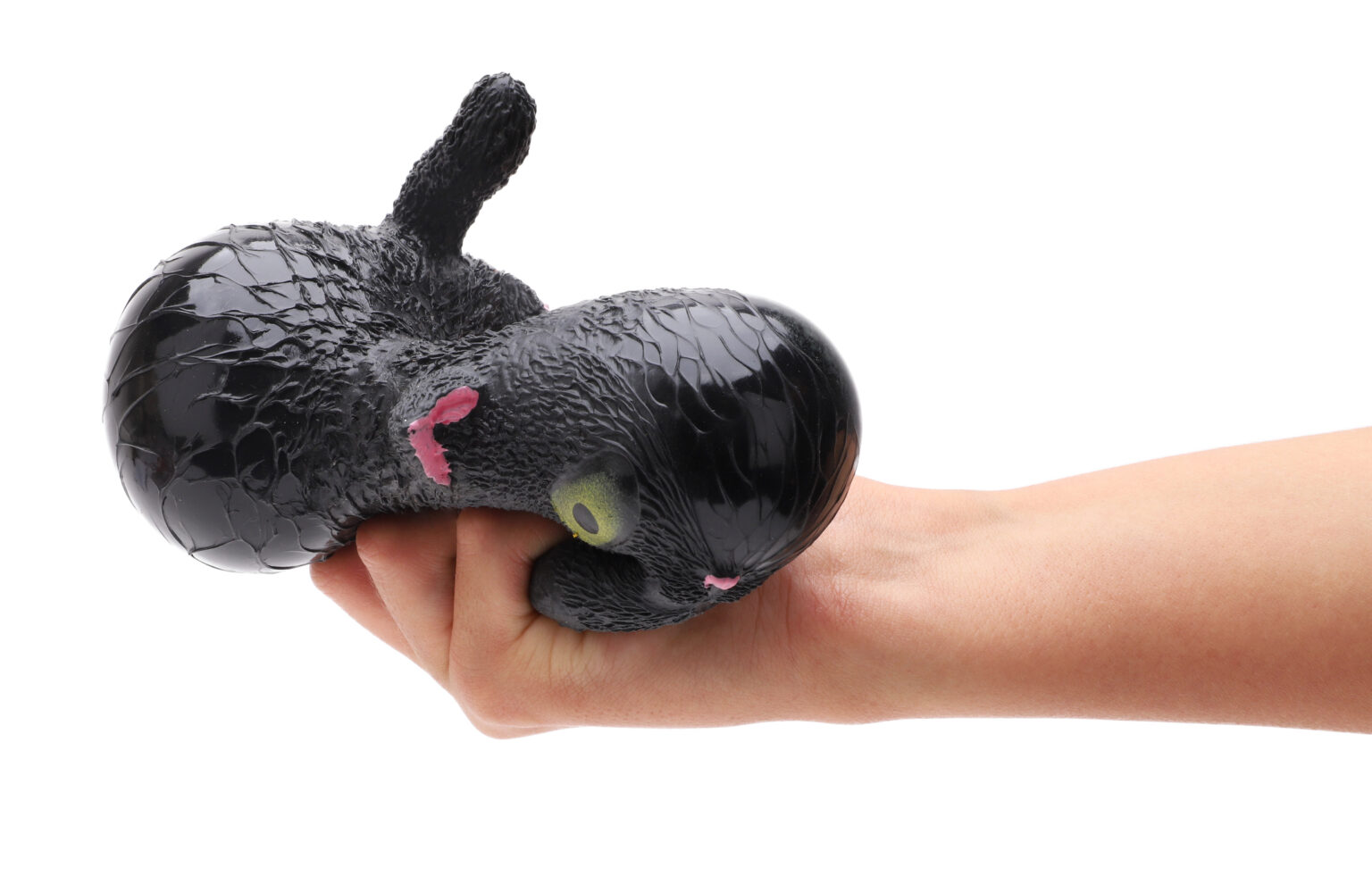 12cm Angry Squeezy Cat Stress Ball - Novelty Squeeze Toy - Sensory Toys ...