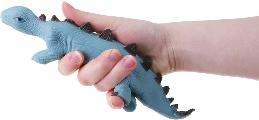 16cm Stretchy Dinosaur Toys - T-Rex - Spinosaurus - Dilophosaurus ...