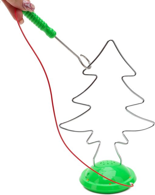Christmas Tree Shaped Beat The Buzzer Game - Light & Sound Effect ...