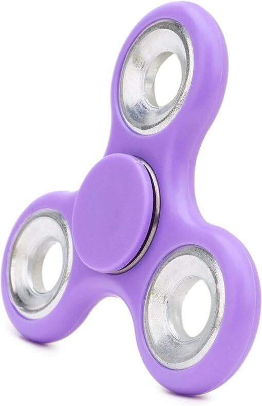 Fidget Hand Spinner - Stress and Anxiety Relief - Assorted Colours ...