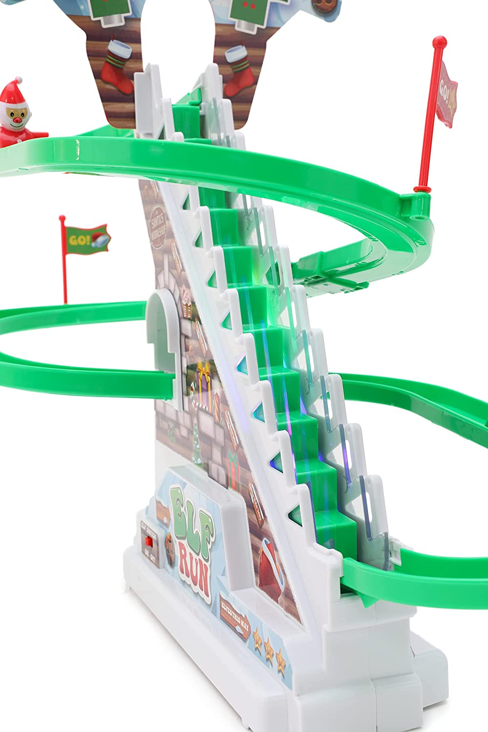 Toyland® Musical Light Up Elf & Santa Run Game - Christmas Games ...