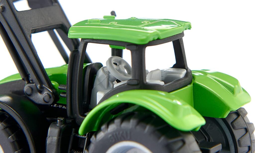 siku 1394, DEUTZ-FAHR with Front Loader, Metal/Plastic, Green, Movable ...