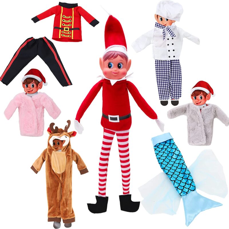 Elves Behavin Badly Naughty Elf Soft Toy with Outfit - Naughty Elf ...