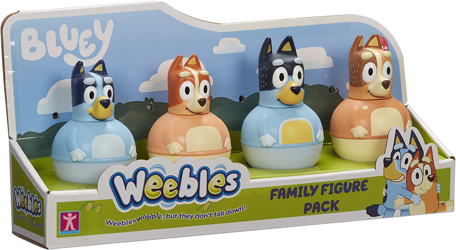 Character Options 07717 Four Pack, Weebles Wobble, Preschool Figures ...