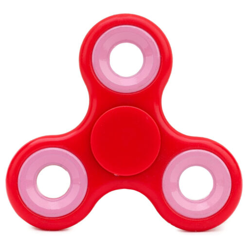 Fidget Hand Spinner - Stress and Anxiety Relief - Assorted Colours (Red ...