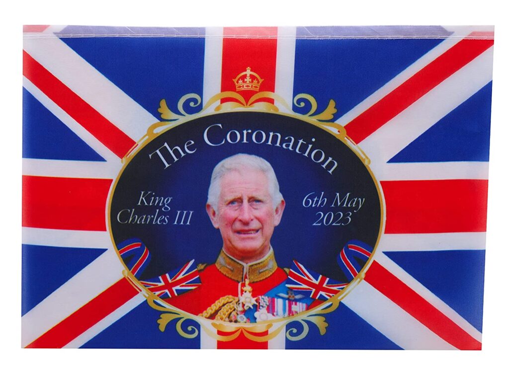 12ft Union Jack King Charles III Coronation Souvenir Bunting – British ...