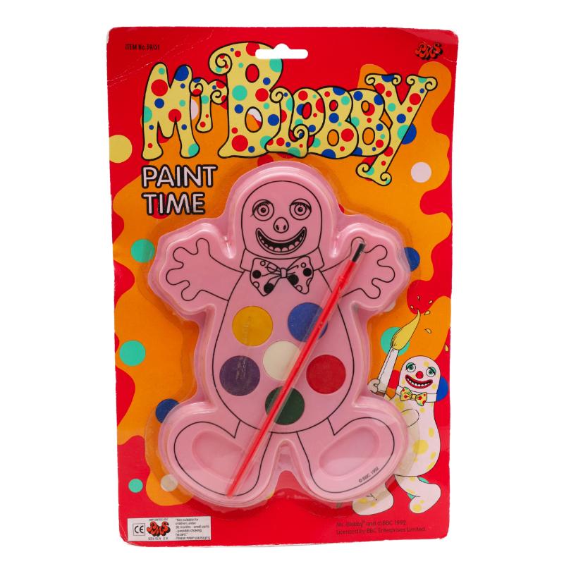 Mr Blobby Paint Time Paint Set - Original 1992 Licensed Item - Toyland