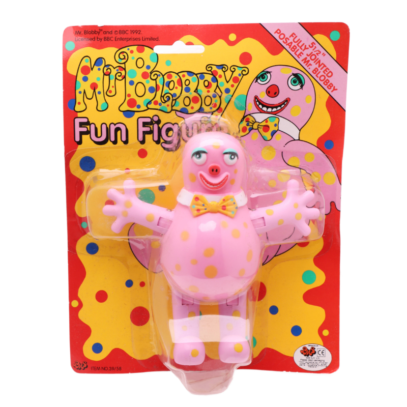 Mr Blobby 5 1/2" Fun Figure Original 1992 Licenced Item - Toyland