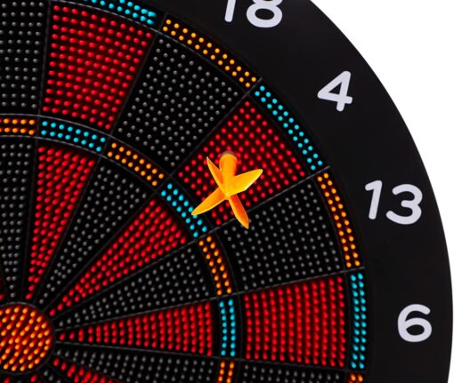 16" Family Dartboard - Children & Adults Coordination Game - 6 Rubber ...