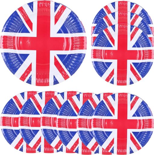 British Jubilee Party Pack - Pack of 100 Paper Chains, 12 Cups & 10 ...