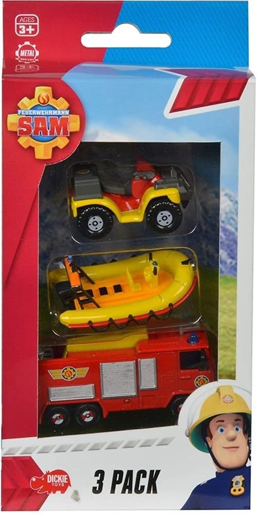 Fireman Sam vehicle set – Assorted Colours - Toyland