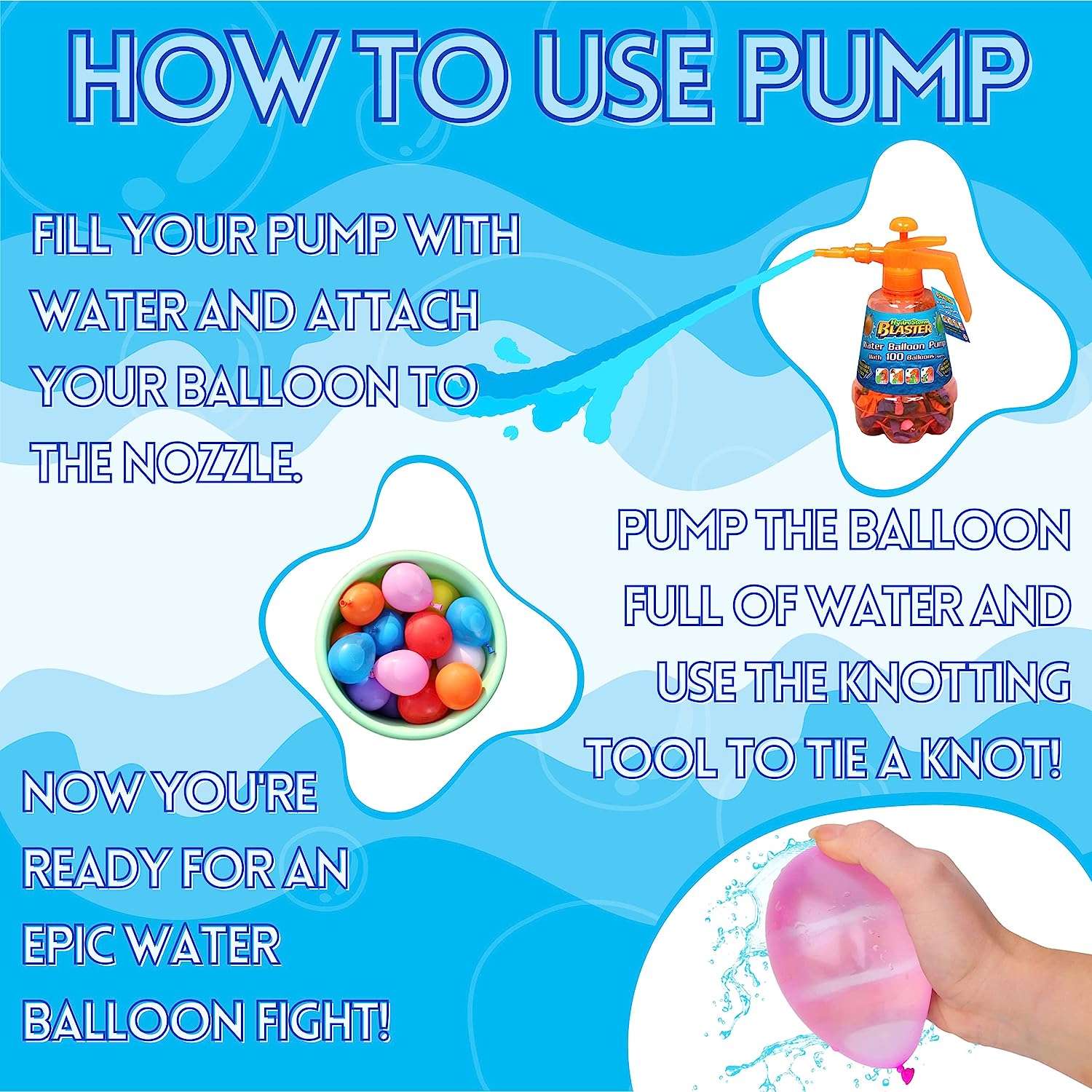 Toyland® Ultimate Summer Water Fight Pack – Outdoor Family Fun Activity ...