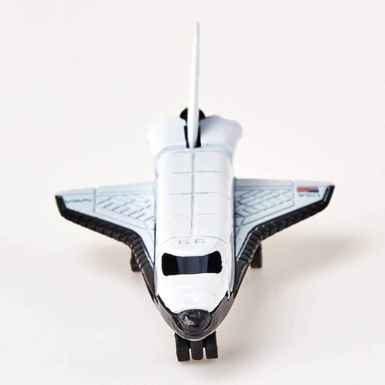 Siku Space Shuttle, Metal/Plastic, White, Plastic Wheels - Toyland