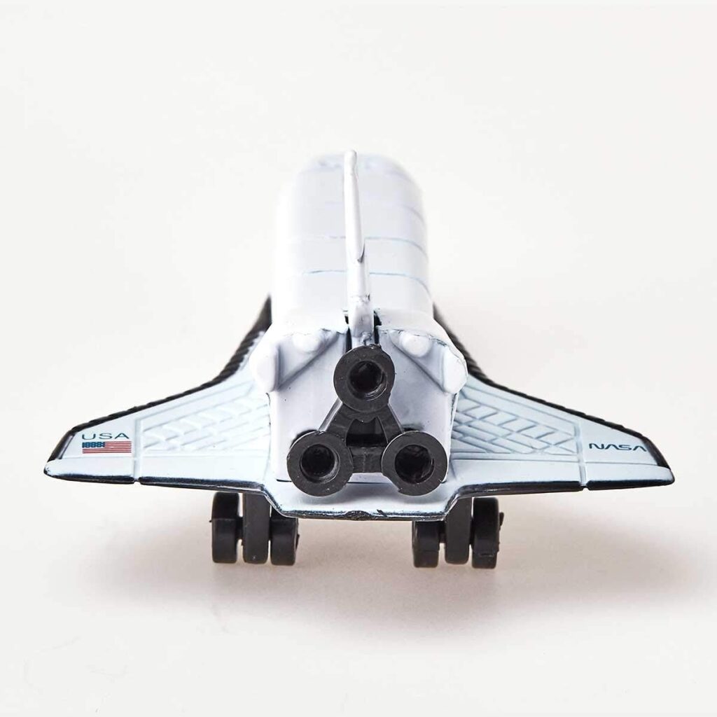 Siku Space Shuttle, Metal/Plastic, White, Plastic Wheels - Toyland