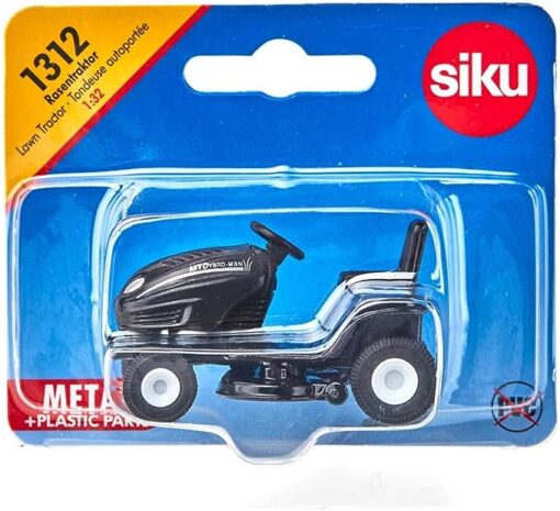 Siku 1312, Lawn Tractor, Metal/Plastic, Black, Toy car for children 1: ...