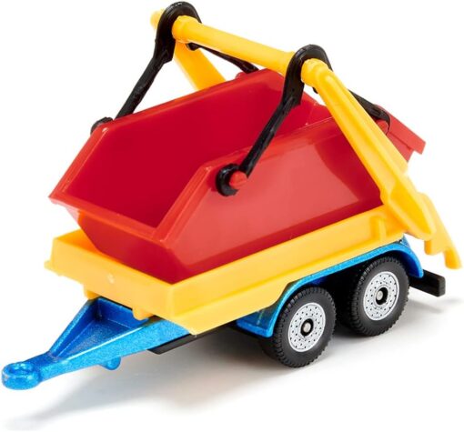Siku 1695, Truck with Skip and Trailer, Toy Truck, Metal/Plastic ...