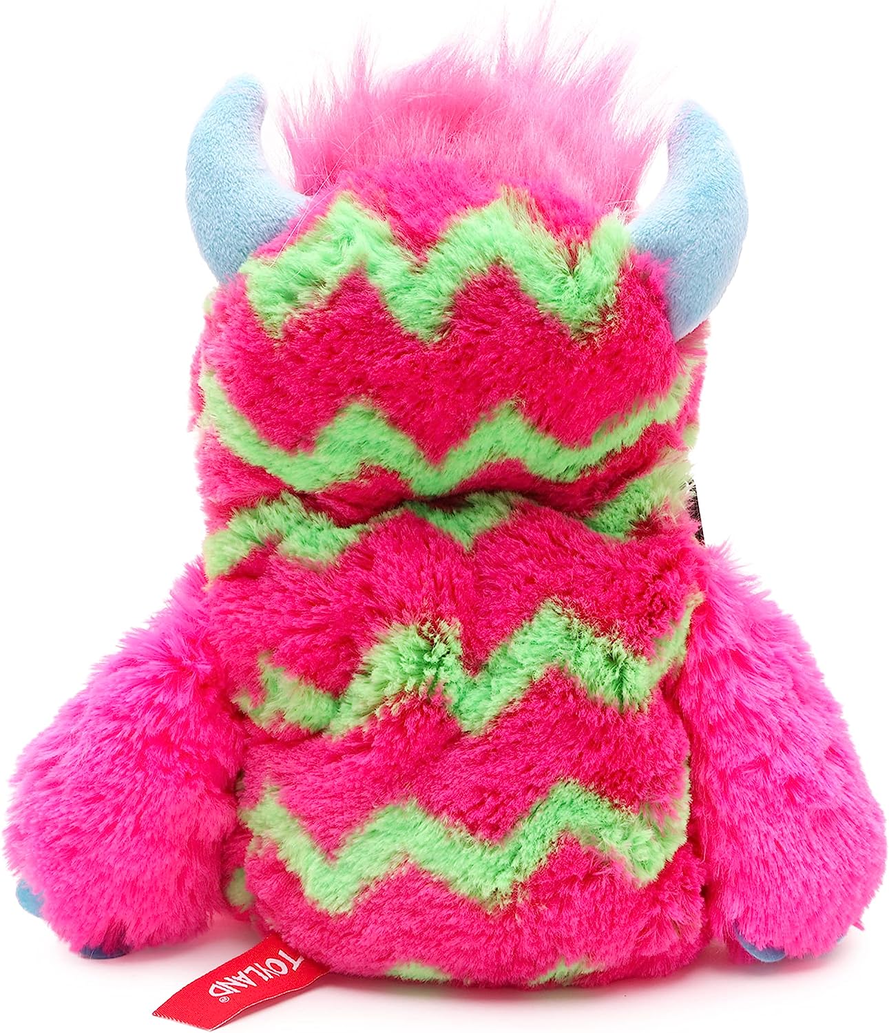 9" (23cm) Pink & Green Colour Worry Monster Plush Soft Toy - Loves ...