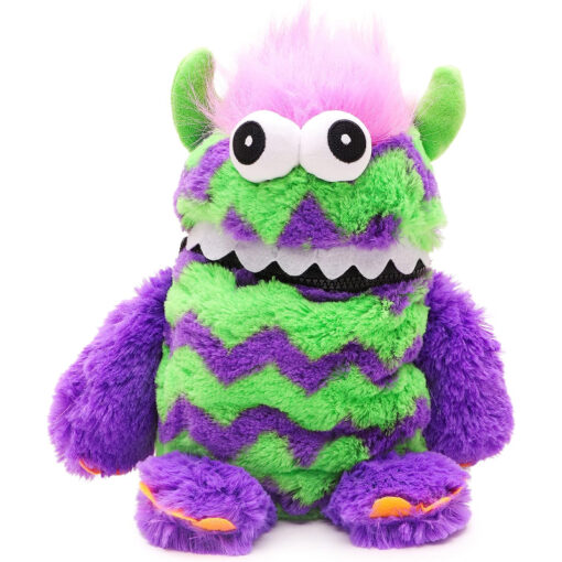 9" (23cm) Purple & Green Colour Worry Monster Plush Soft Toy - Loves ...
