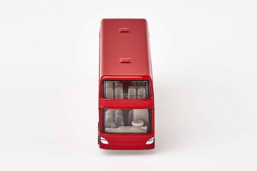 Siku Double-Decker Bus, Metal/Plastic, Red - Toyland