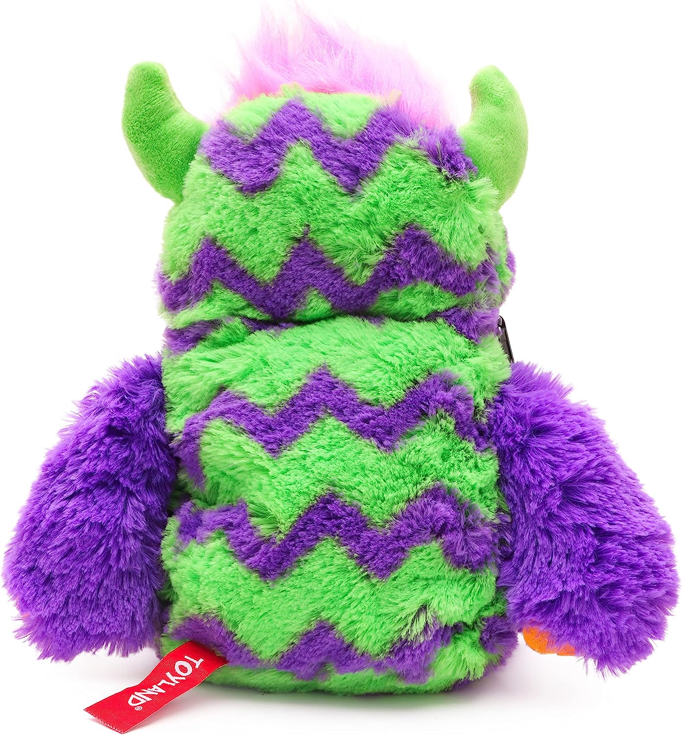 9" (23cm) Purple & Green Colour Worry Monster Plush Soft Toy - Loves ...