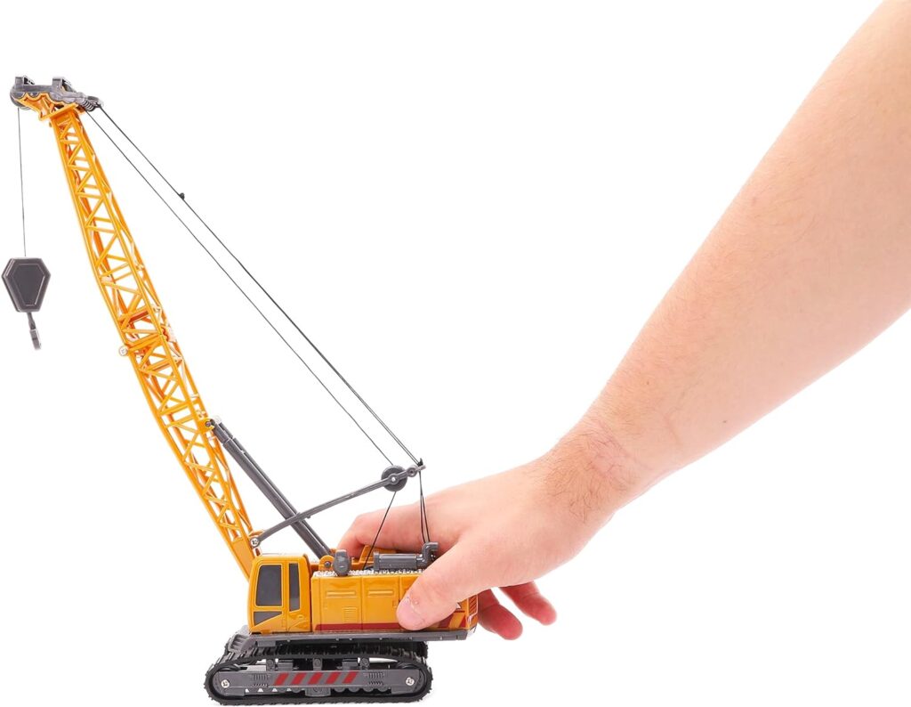 Construction Crane Play Vehicle - Realistic Moving Parts - Operatable ...