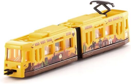 siku 1615, Tram, Metal/Plastic, Red/Orange, Toy for children - Toyland