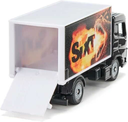 siku 1107, Toy Truck with box body, Sixt Model, Metal/Plastic, Black ...