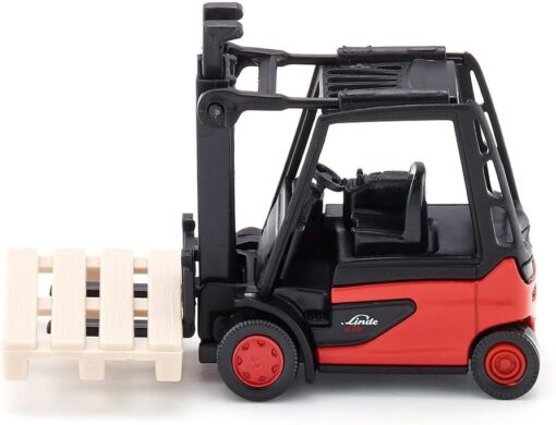 siku 1311, Forklift, Metal/Plastic, Red/Black, Incl. 1 pallet, Movable ...