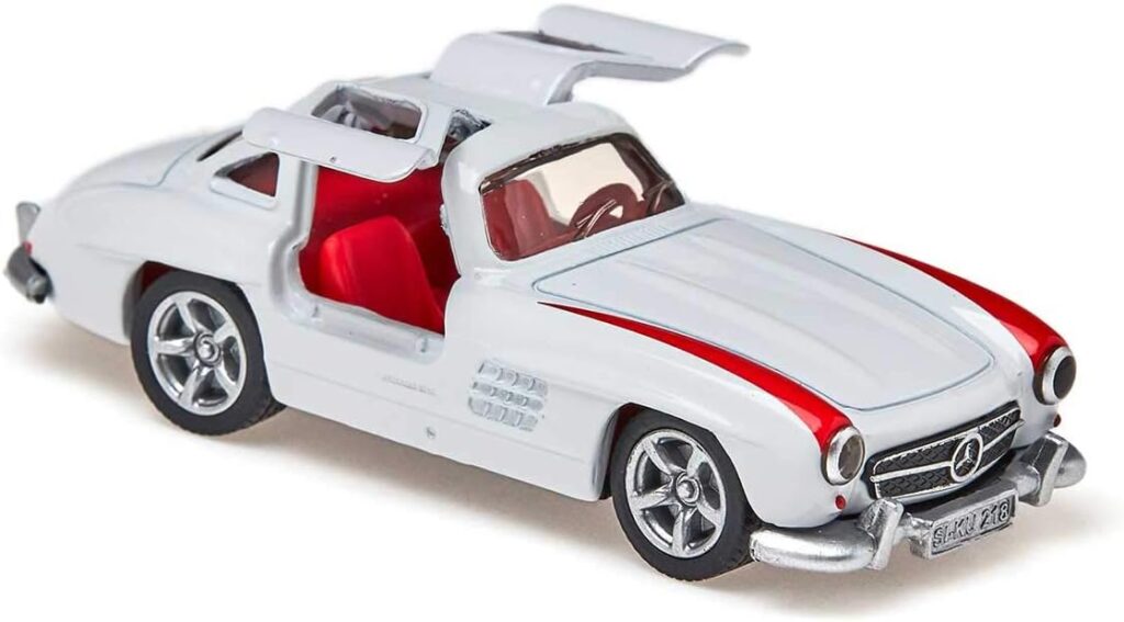 siku 1470, Mercedes-Benz 300 SL, Metal/Plastic, White/Red, Toy car for ...