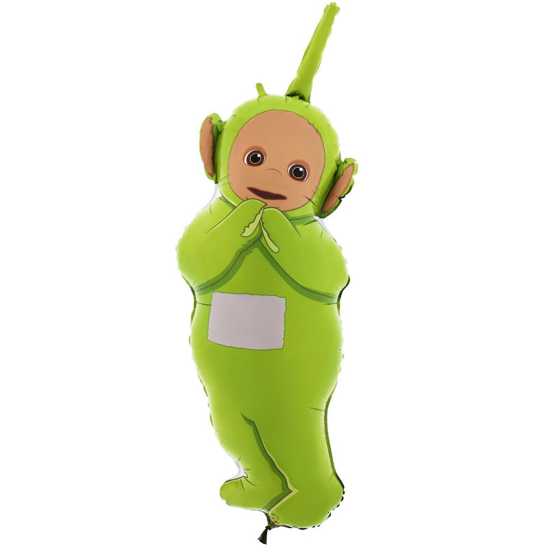 81cm (32") Teletubbies Green "Dipsy" Shaped Foil Balloon - Toyland