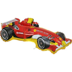 95cm (38") Red Racing Car Shaped Foil Balloon - Toyland