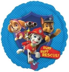 45cm (18") Round Paw Patrol Character Foil Balloon - Toyland