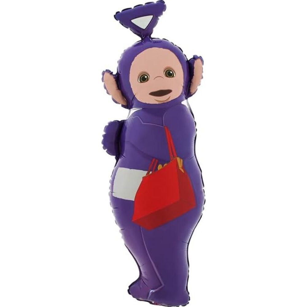 81cm (32") Teletubbies Purple "Tinky Winky" Shaped Foil Balloon - Toyland